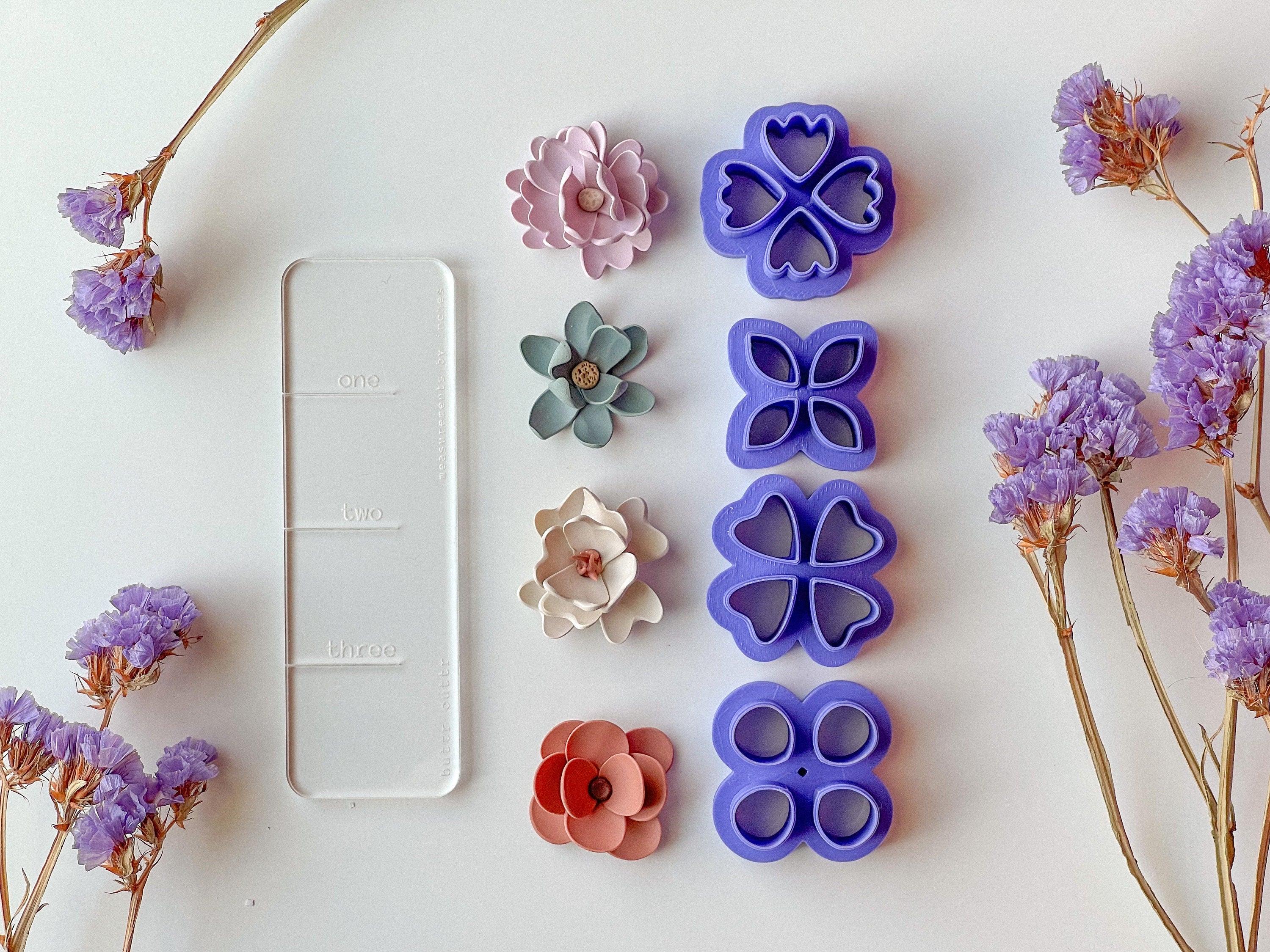 Petal Cutter Sets, Four Styles, 3 different sizes available – Buttr Cuttr